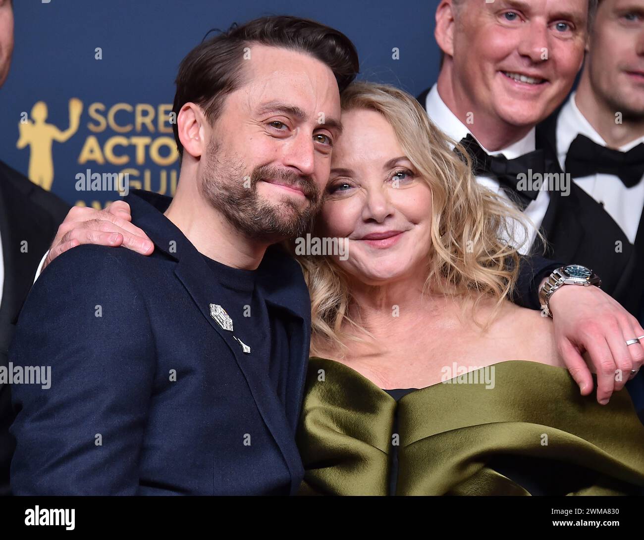 Los Angeles, USA. 24th Feb, 2024. Kieran Culkin and J. Smith-Cameron in ...