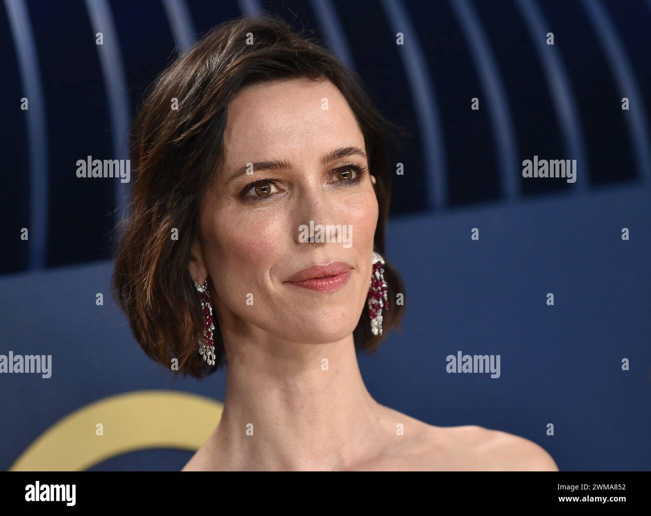 Los Angeles, USA. 24th Feb, 2024. Rebecca Hall arriving to the 30th ...
