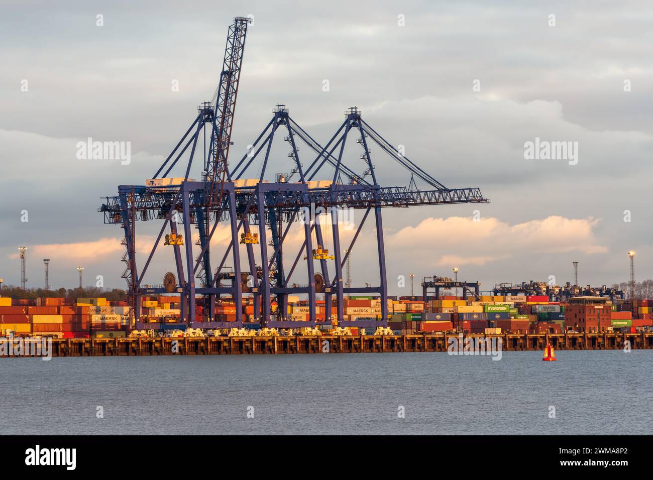 Shotley Gate, Suffolk, England, UK - November 22, 2022: View of the ...