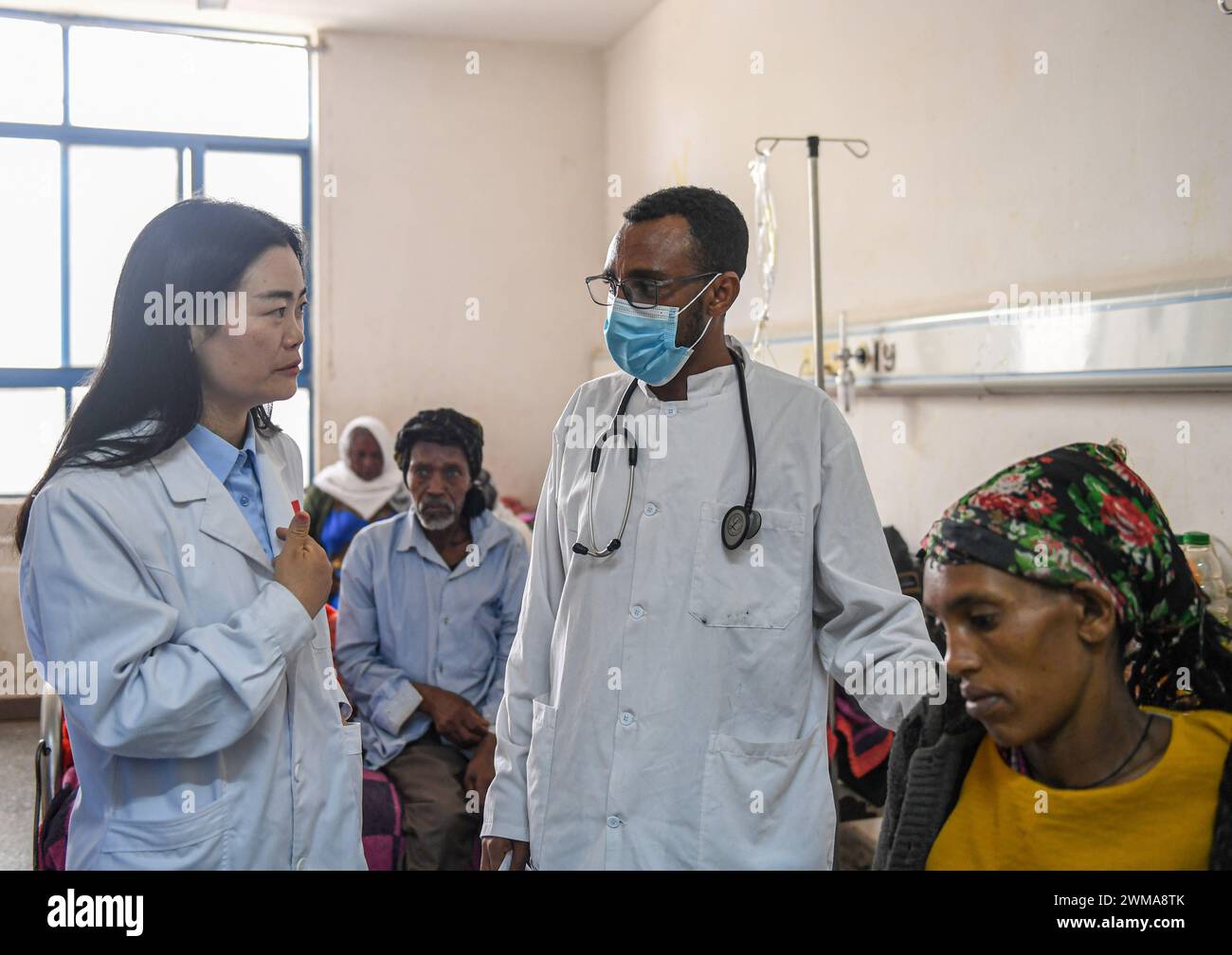 Addis Ababa, Ethiopia. 20th Feb, 2024. Zhang Xinping, a member of the ...