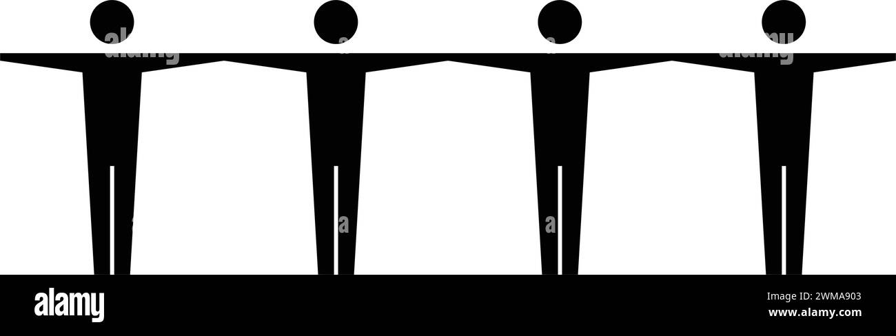 Supervisor with group Stock Vector Images - Alamy