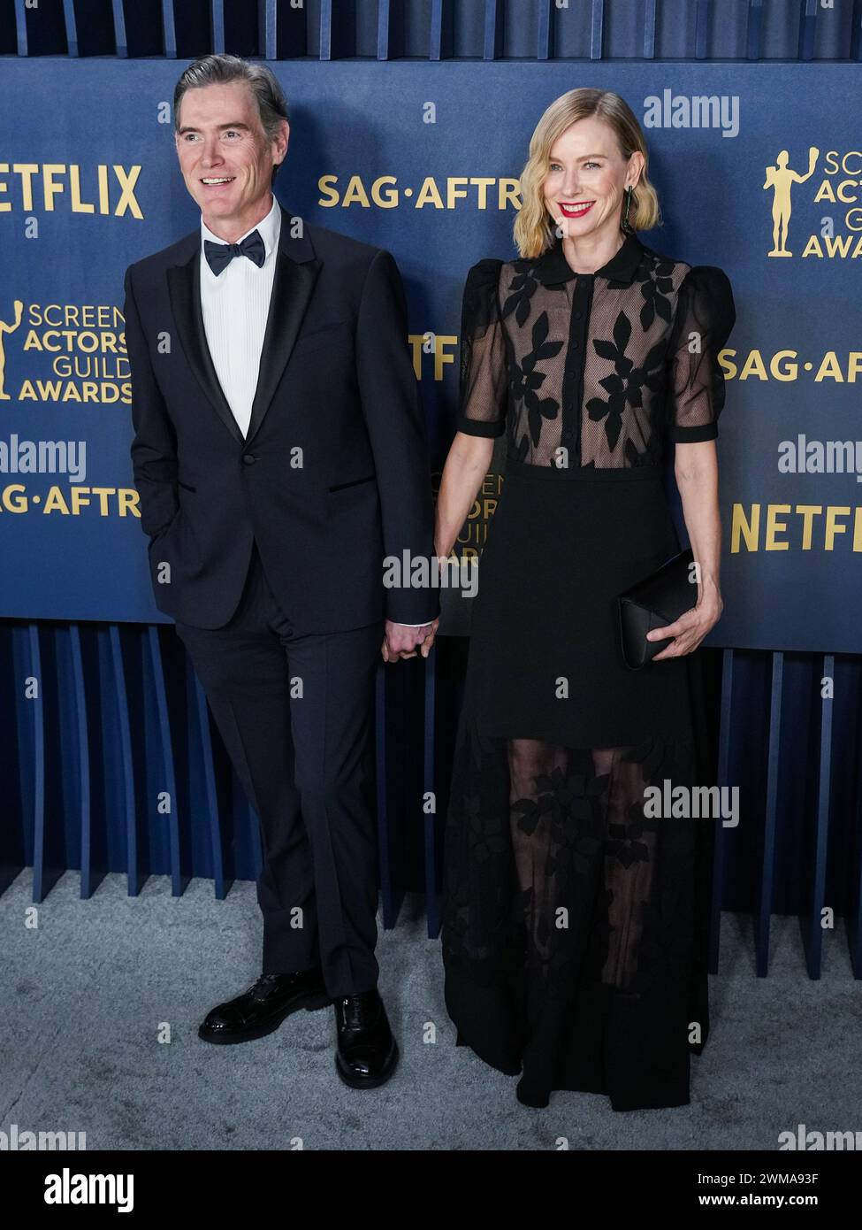 Los Angeles, USA. 24th Feb, 2024. Billy Crudup and Naomi Watts wearing ...