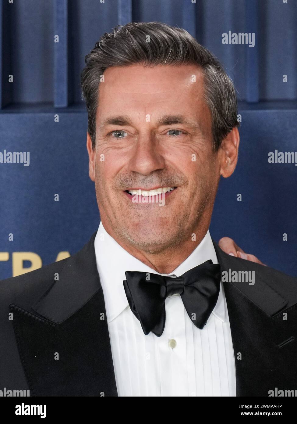 Los Angeles, USA. 24th Feb, 2024. Jon Hamm walking on the red carpet at ...