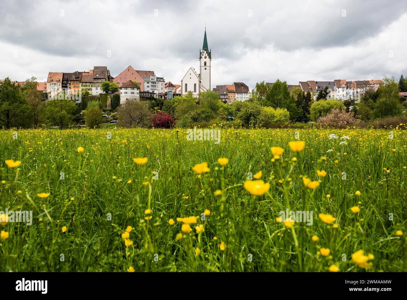Historic old town, Engen, Hegau, Constance district, Lake Constance ...
