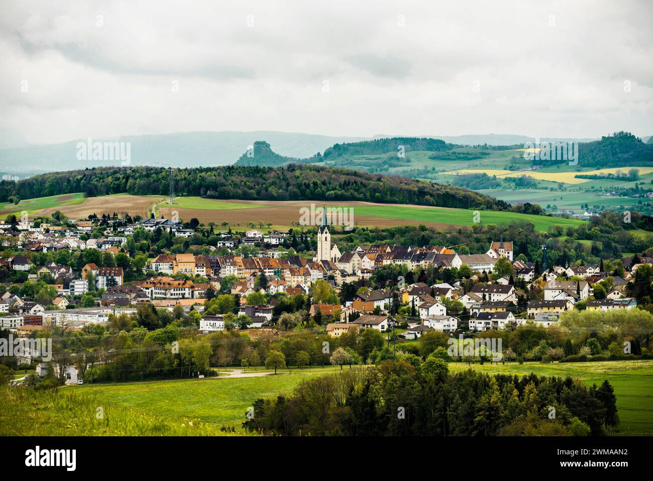 Historic old town, Engen, Hegau, Constance district, Lake Constance ...