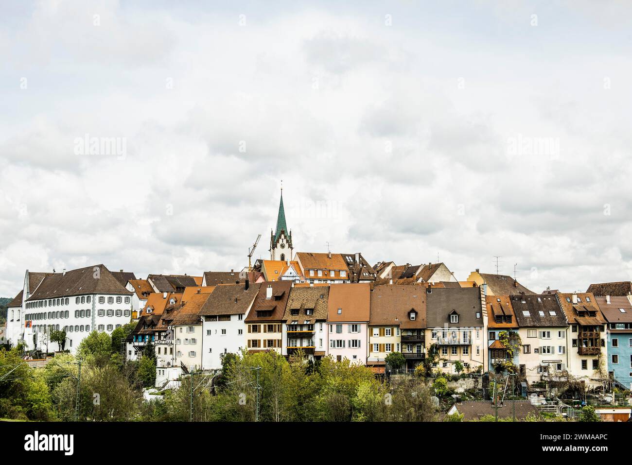 Historic old town, Engen, Hegau, Constance district, Lake Constance ...