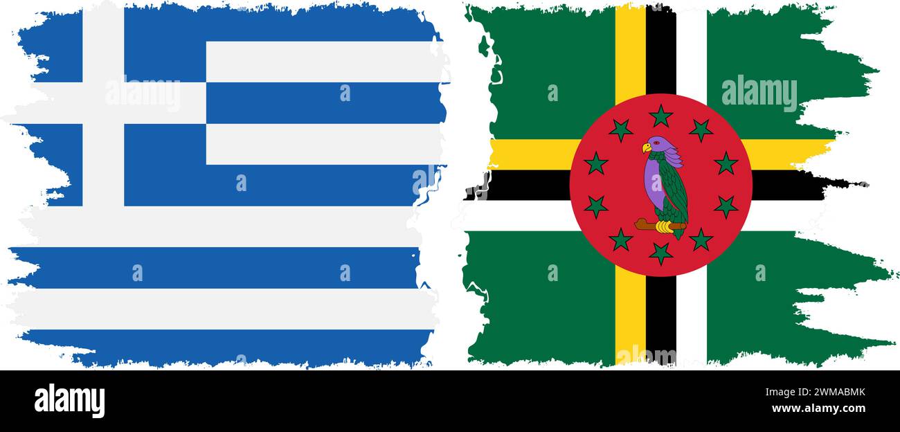 Greece and dominica Stock Vector Images - Alamy