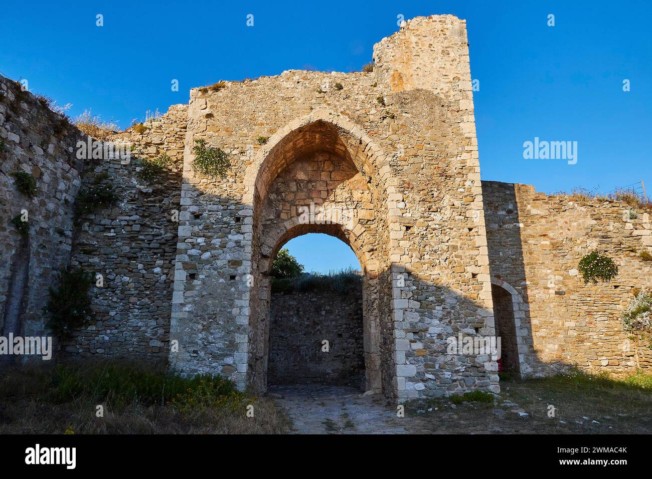 Historic stone work above entrance gate hi-res stock photography and ...