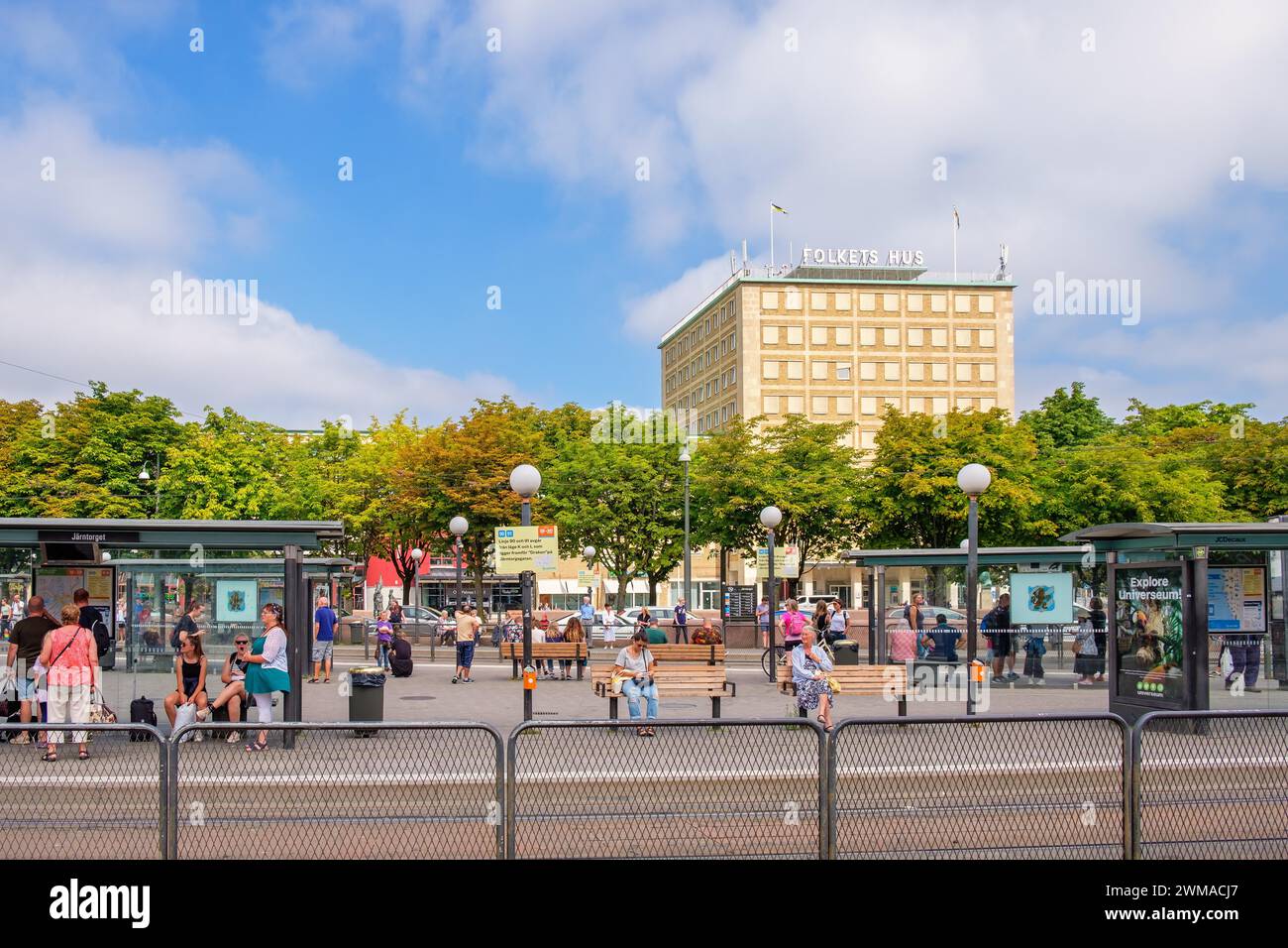 Swedish bus stop public transport hi-res stock photography and images ...