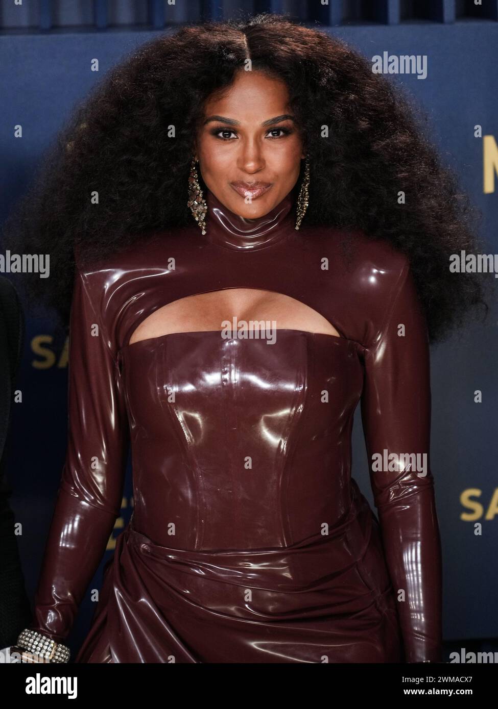 Los Angeles, USA. 24th Feb, 2024. Ciara walking on the red carpet at ...