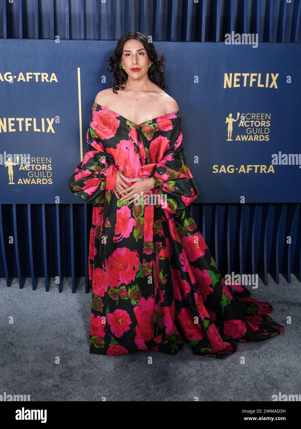 Los Angeles, USA. 24th Feb, 2024. River Gallo walking on the red carpet ...