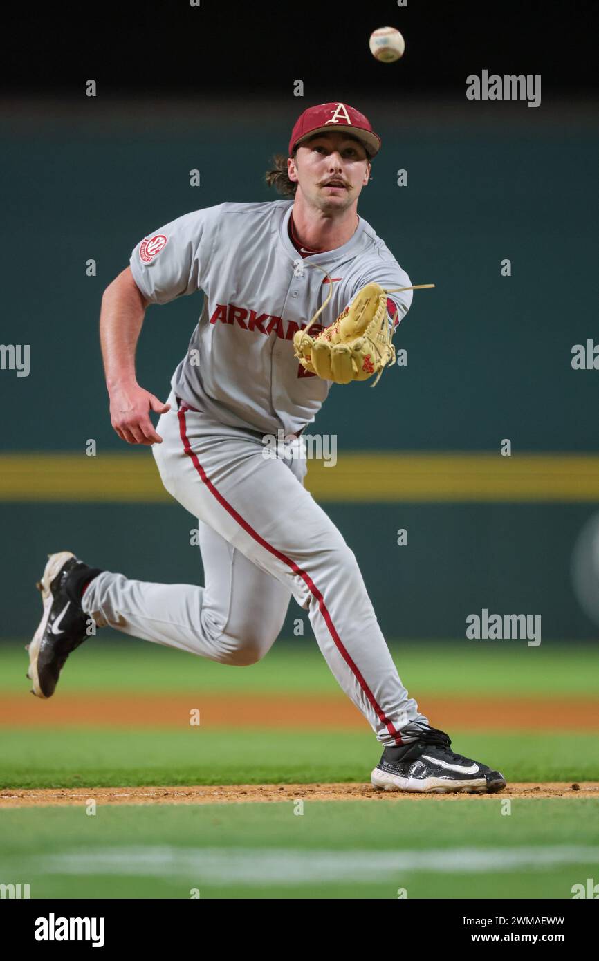 Arkansas razorback baseball field hi-res stock photography and images ...
