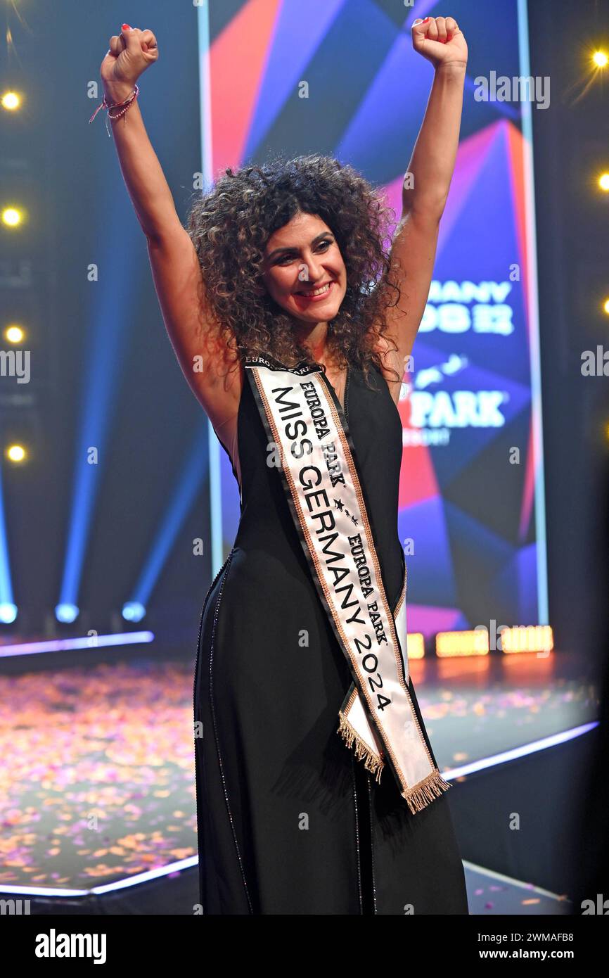 Miss Germany 2024. Apameh Schönauer anläßlich ihrer Wahl zur Miss ...