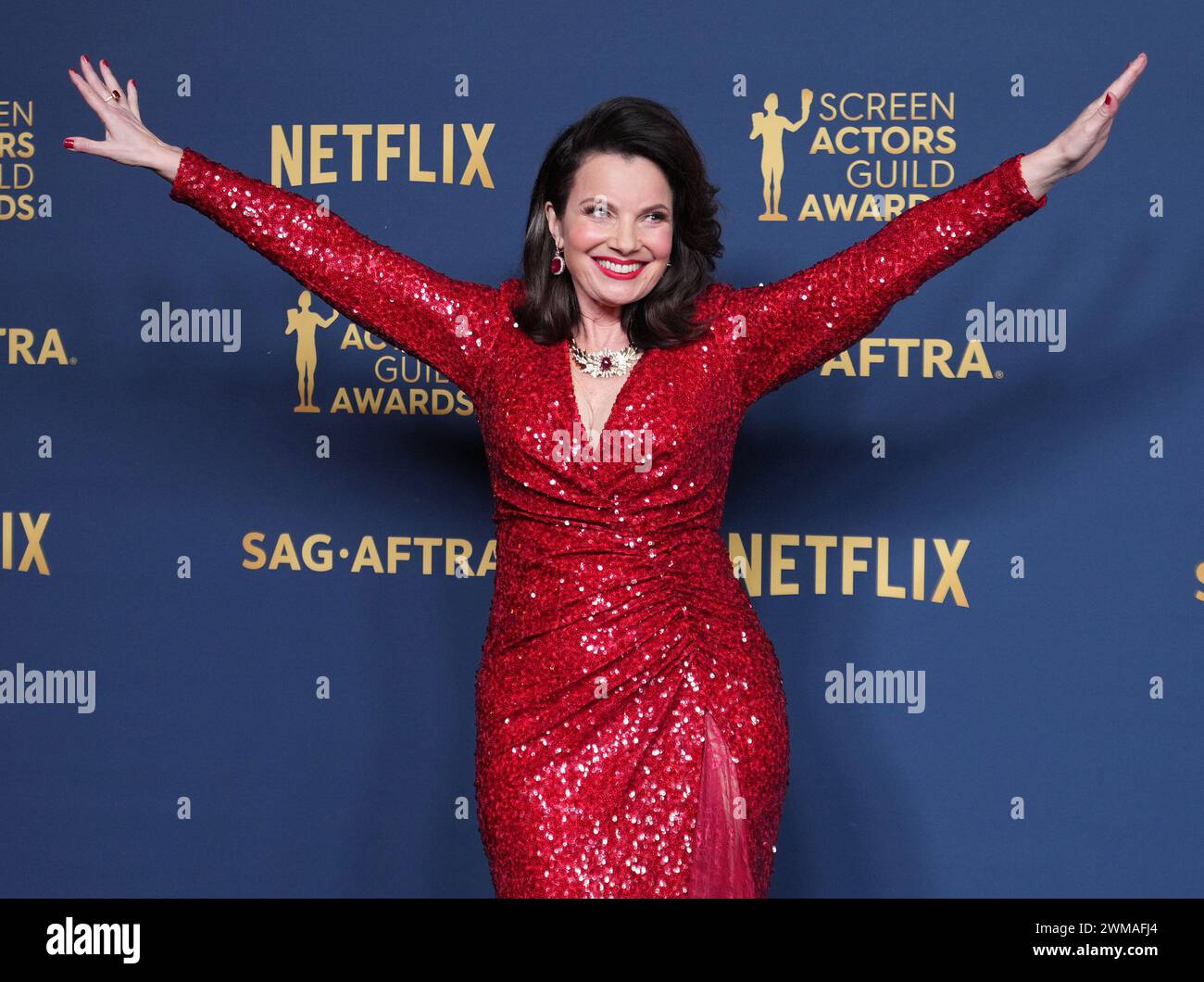 Los Angeles, USA. 24th Feb, 2024. Fran Drescher posing at the Screen ...