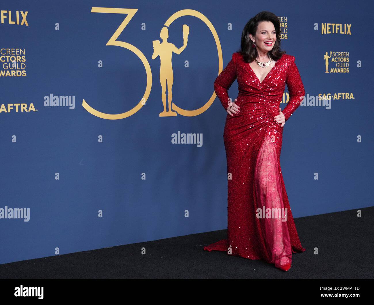 Los Angeles, USA. 24th Feb, 2024. Fran Drescher posing at the Screen ...
