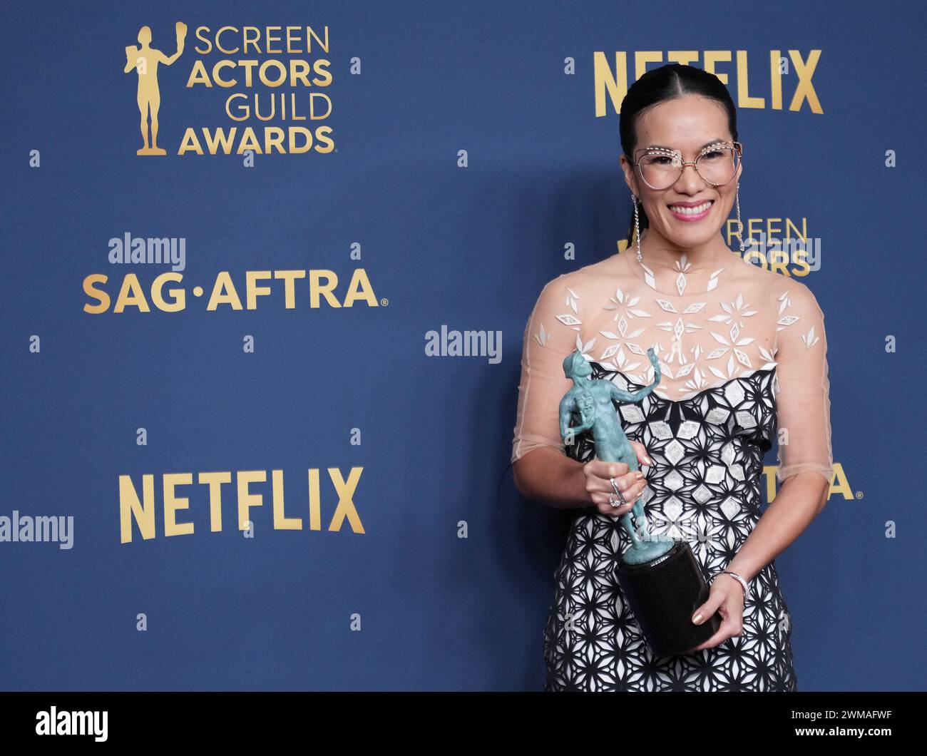 Ali Wong, winner of the Outstanding Performance by a Female Actor in a ...