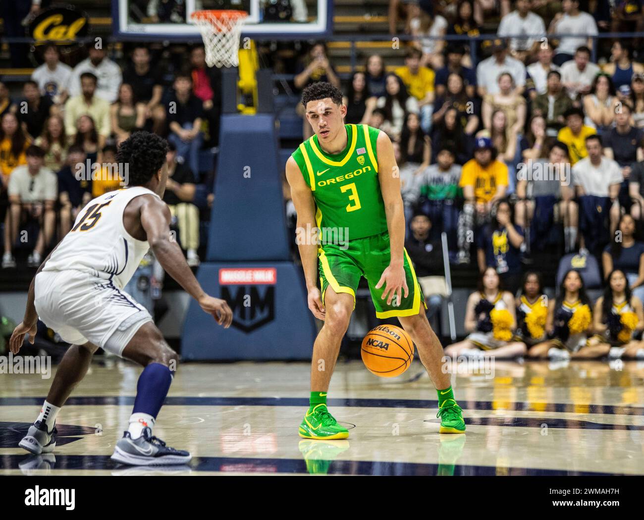 Haas Pavilion Berkeley Calif, USA. 24th Feb, 2023. CA U.S.A. Oregon ...