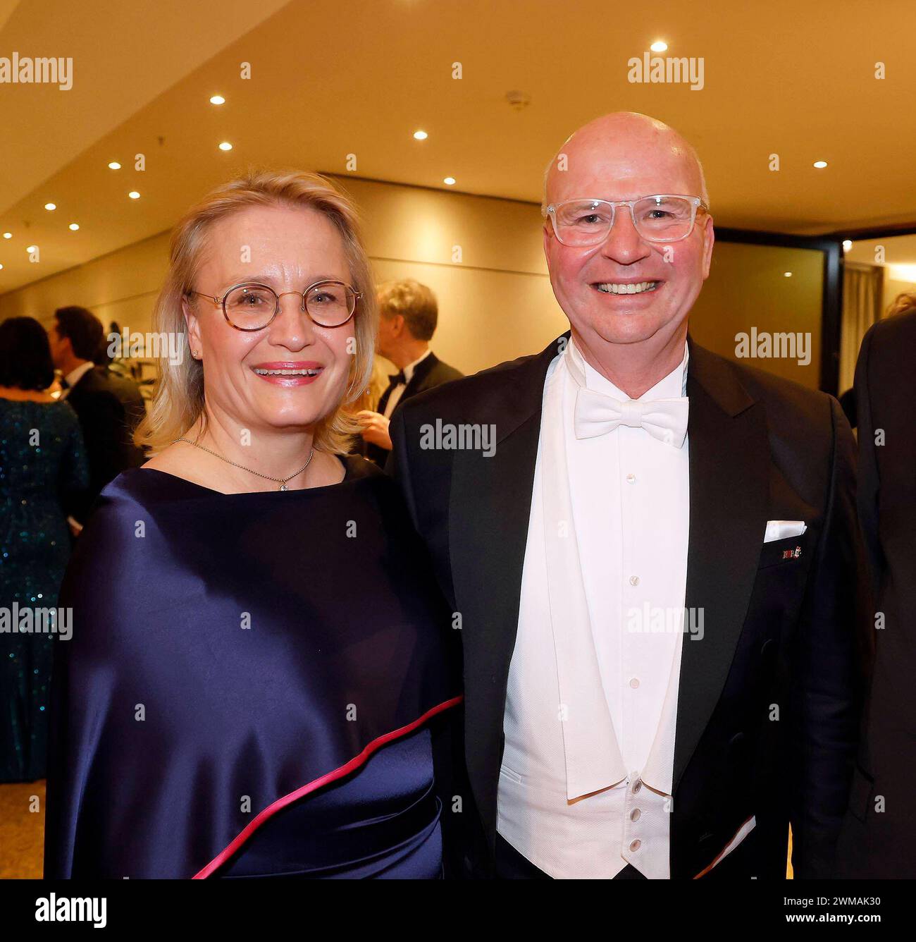 Markus Voigt mit Ehefrau Mirjam Voigt beim Ball der Wirtschaft des ...