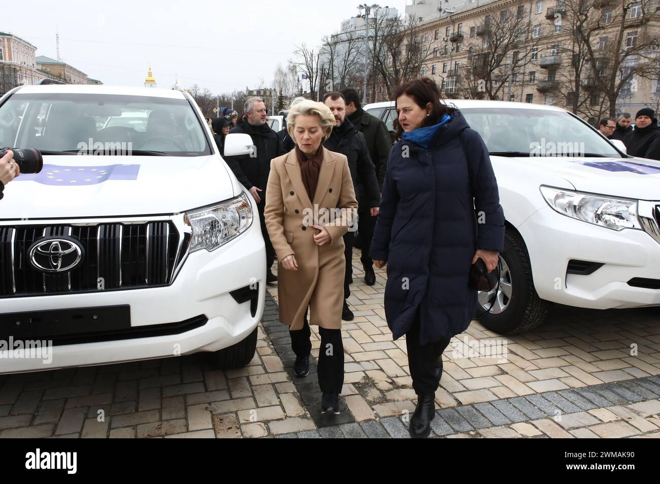 Non Exclusive: KYIV, UKRAINE - FEBRUARY 24, 2024 - President of the ...