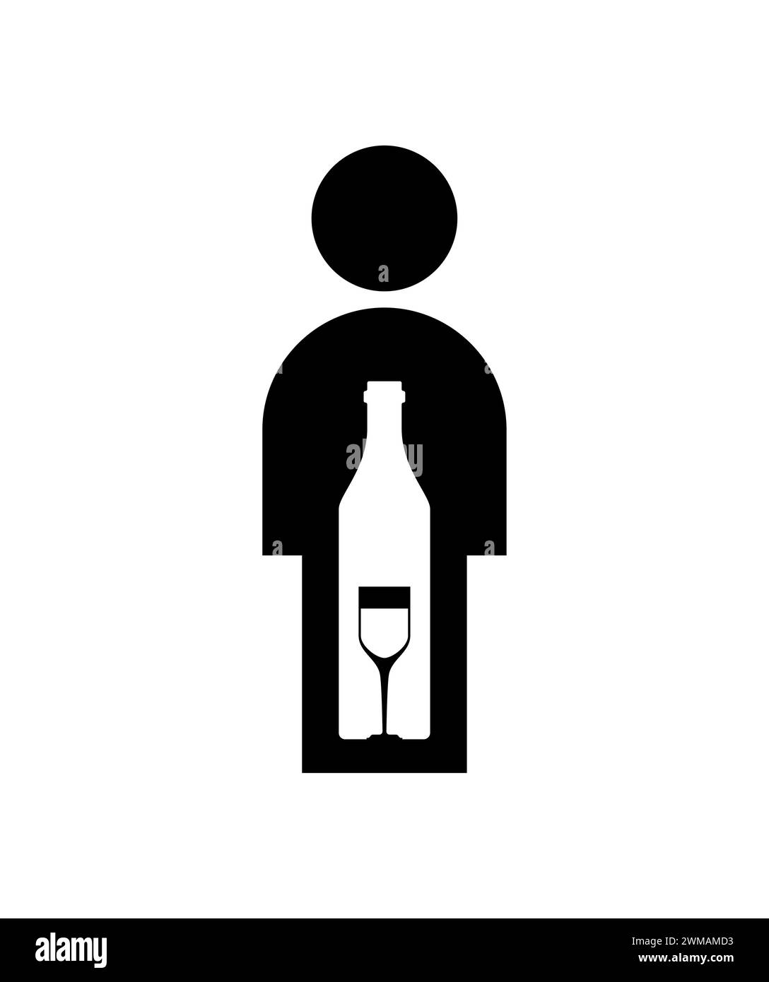 Alcohol abuse Black and White Stock Photos & Images - Alamy