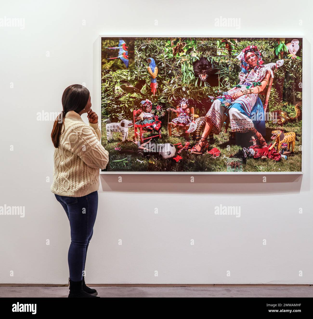 Norwich ,Norfolk ,England 23 Feb 2024 In a UK premiere, American artist ...