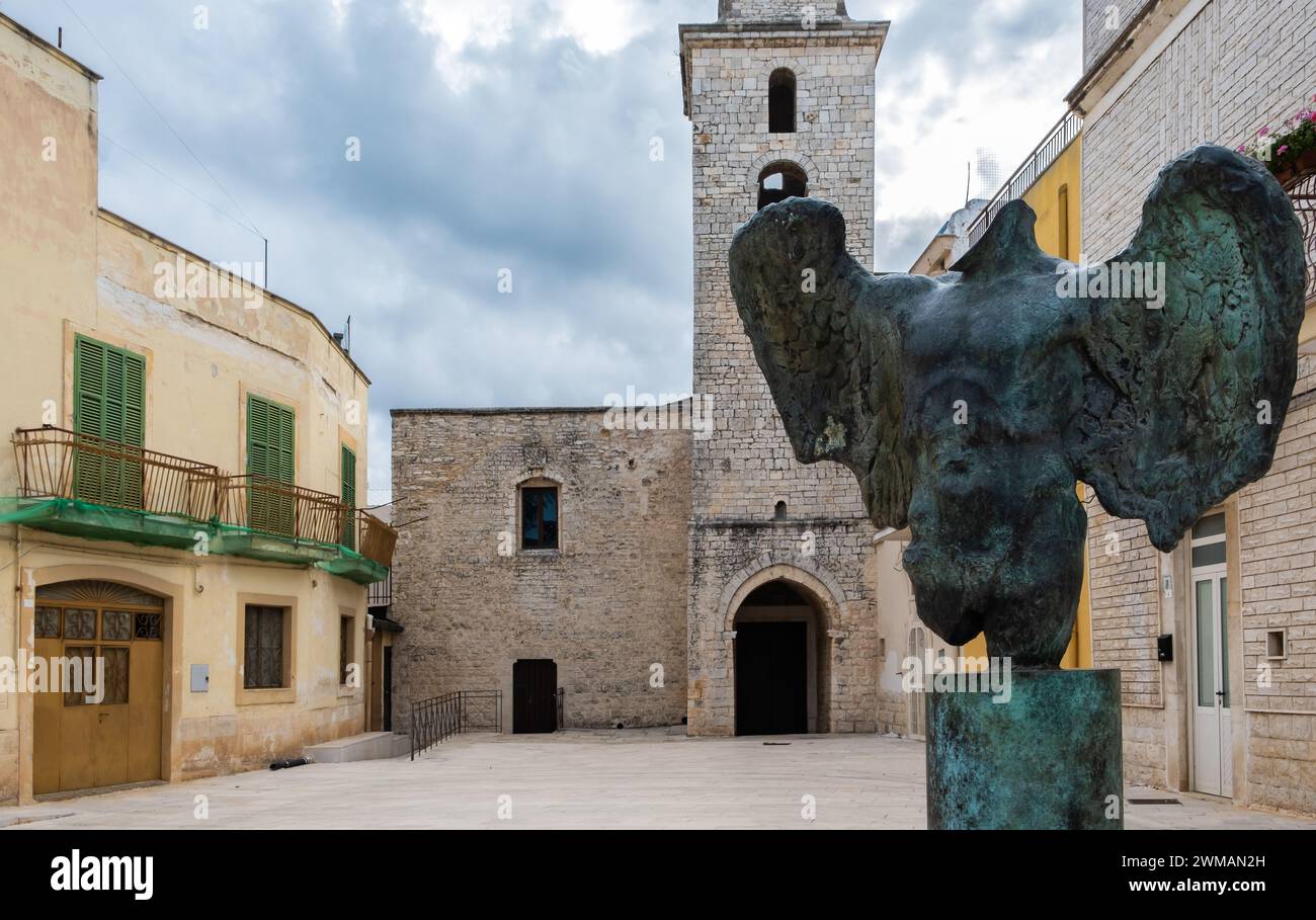 Santa Maria la Veterana church (XI century) in the Bitetto town with ...