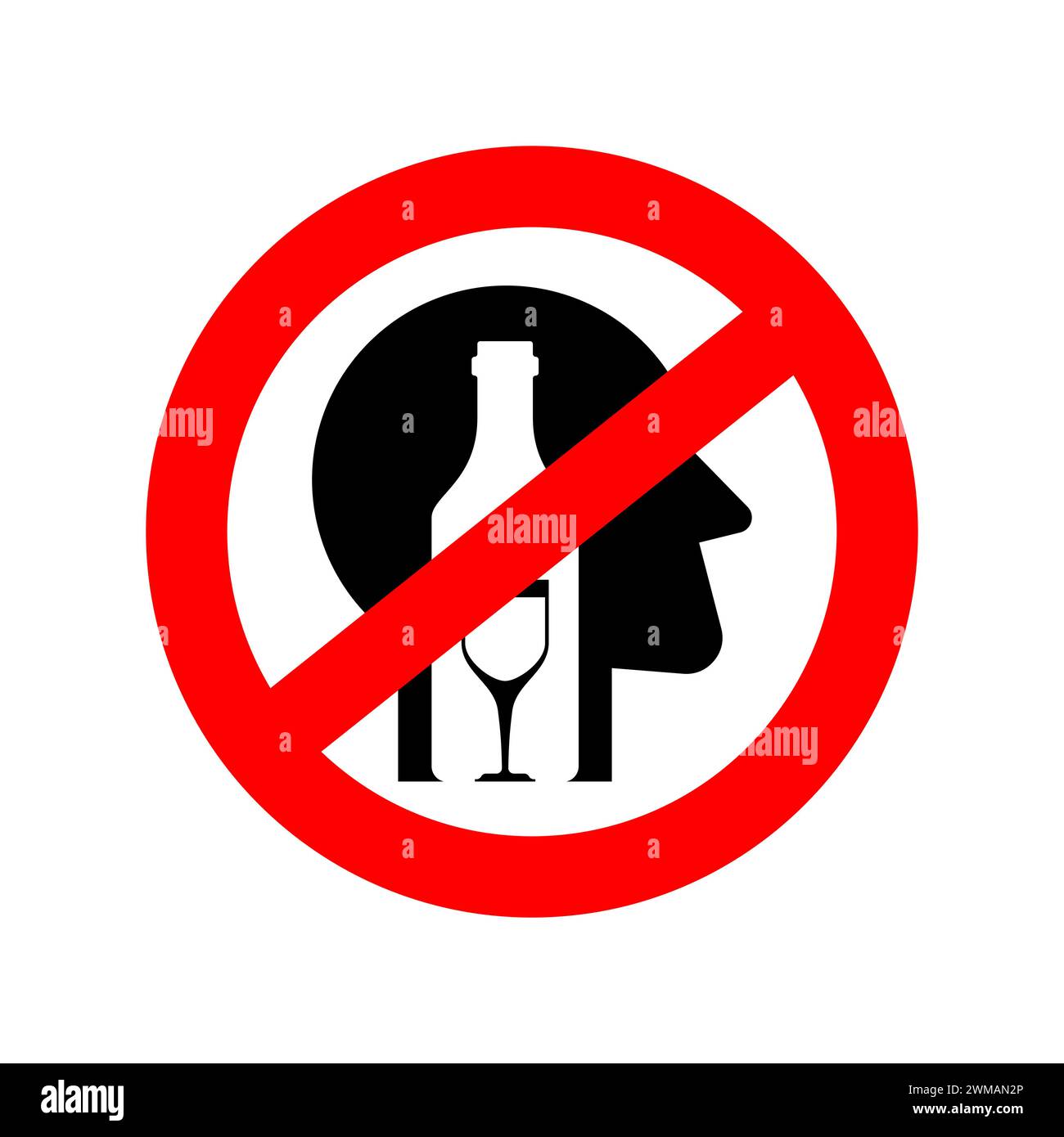 Alcohol cartoon prohibition hi-res stock photography and images - Alamy