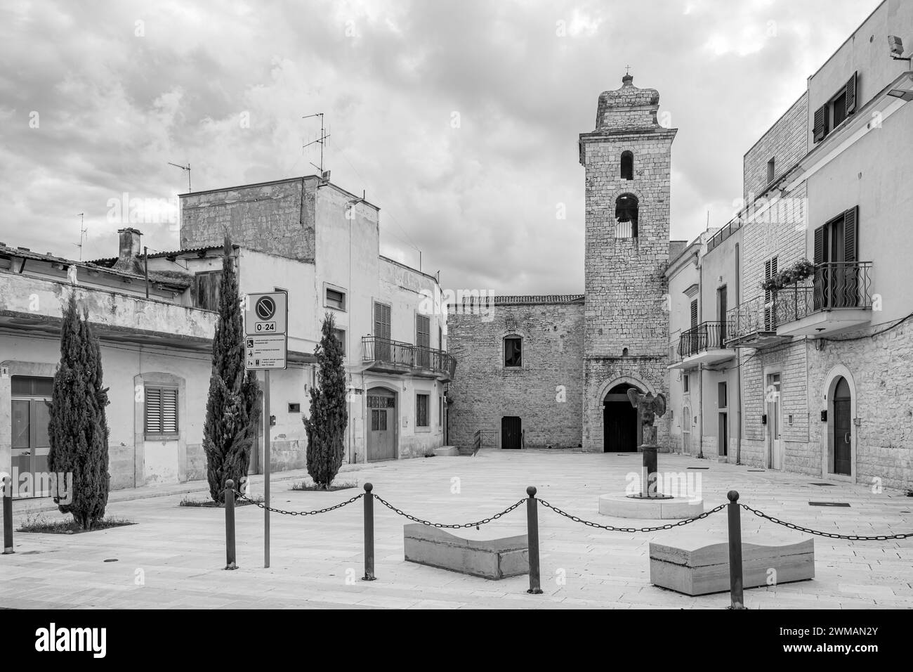 Santa Maria la Veterana church (XI century) in the Bitetto town, Bari ...