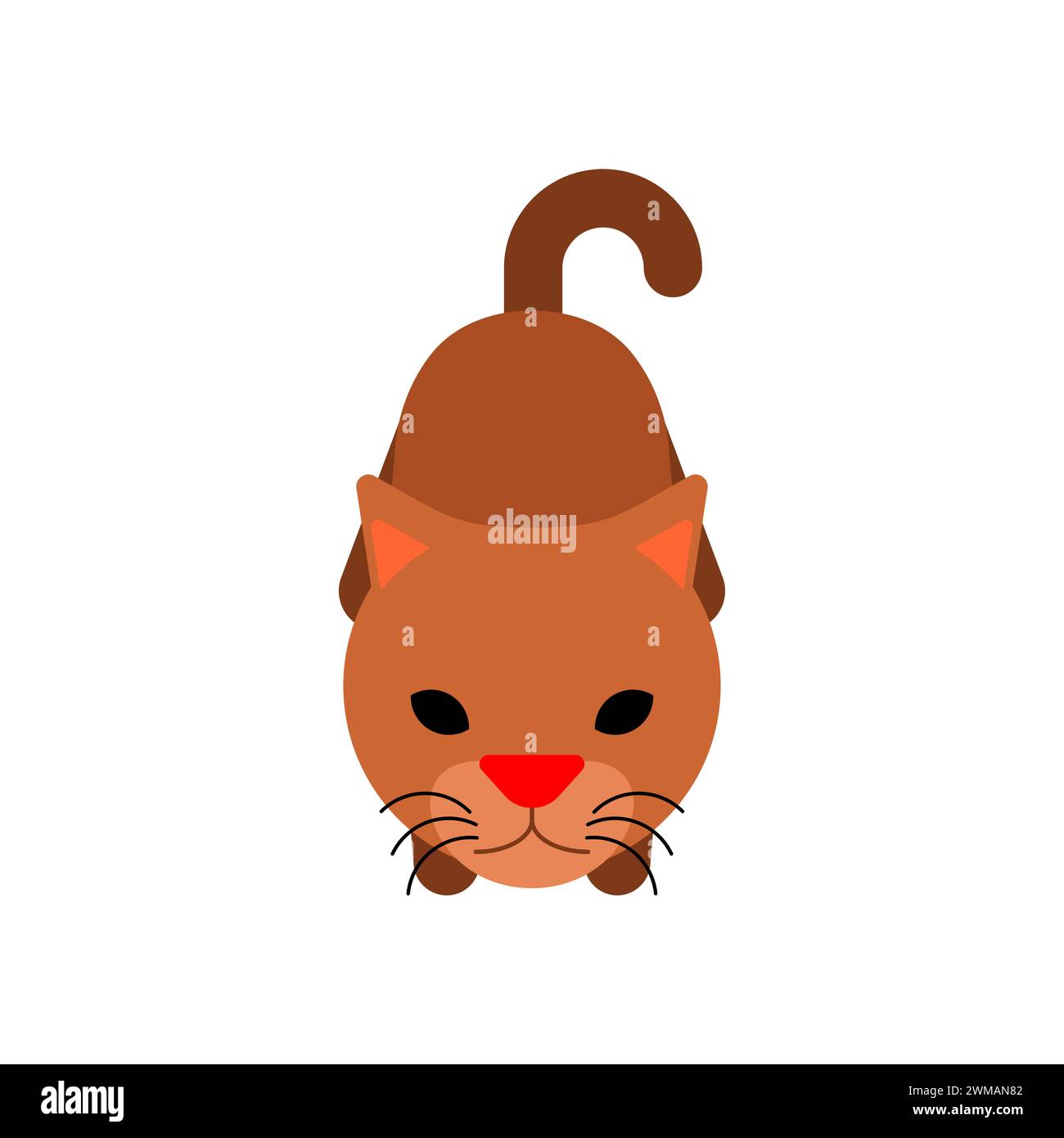 Funny cats with owner Stock Vector Images - Alamy