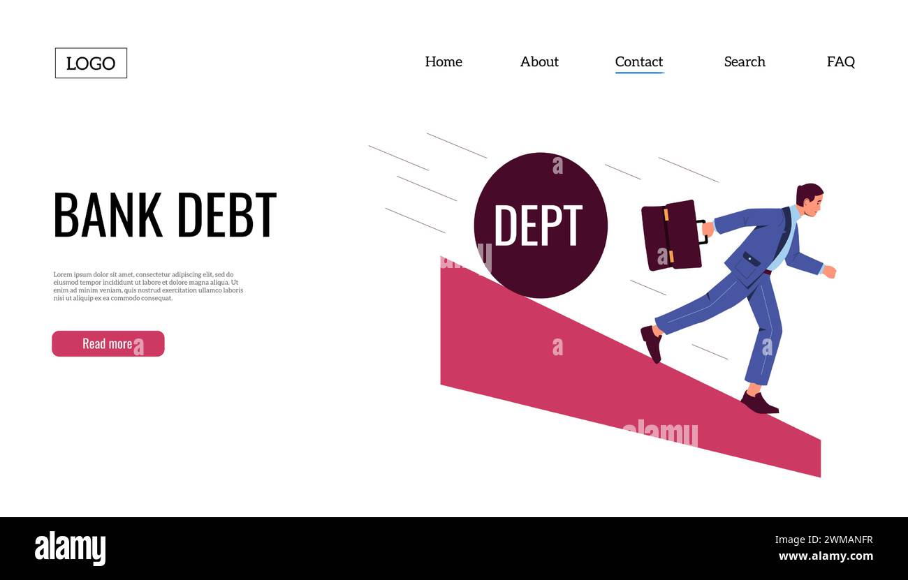 Concept personal loan man Cut Out Stock Images & Pictures - Alamy