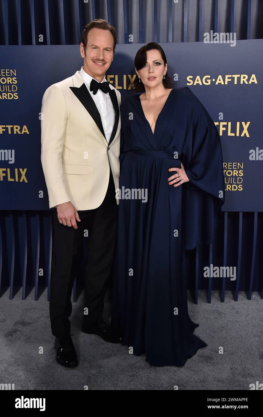 Los Angeles, USA. 24th Feb, 2024. Patrick Wilson and Dagmara Dominczyk ...