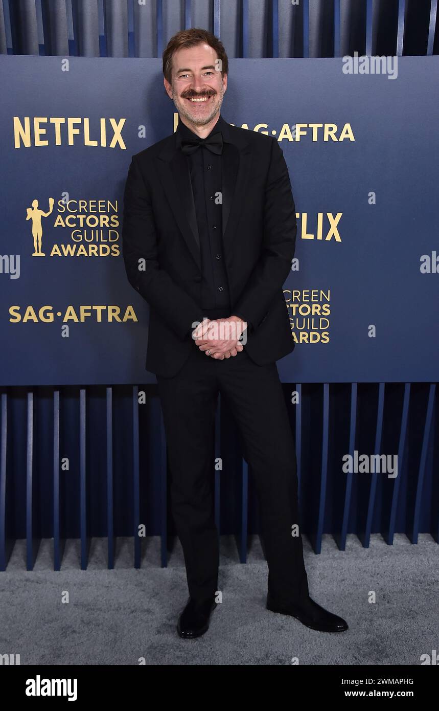 Los Angeles, USA. 24th Feb, 2024. Mark Duplass arriving to the 30th ...
