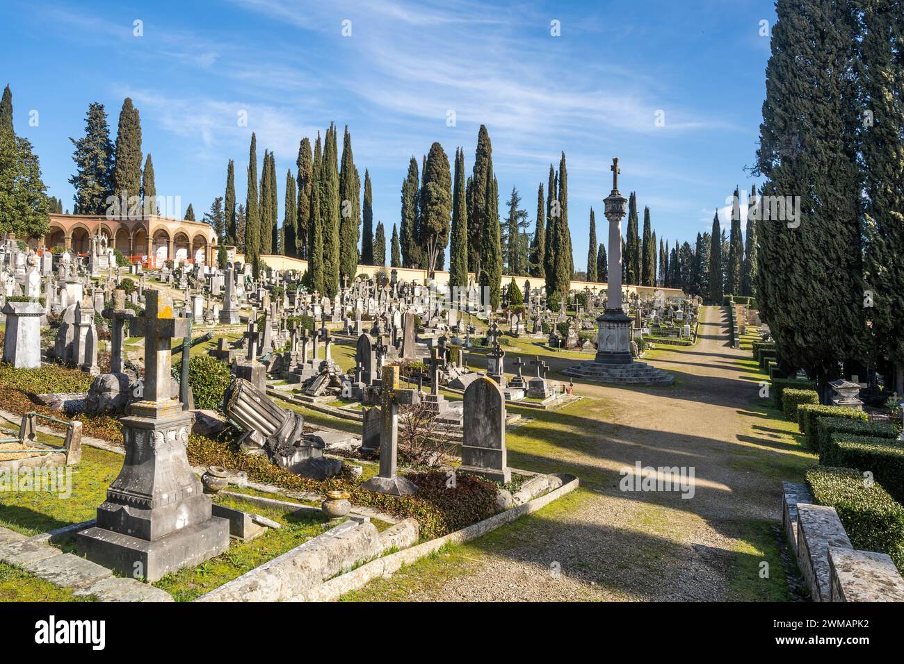 Cimitero evangelico degli allori hi-res stock photography and images ...