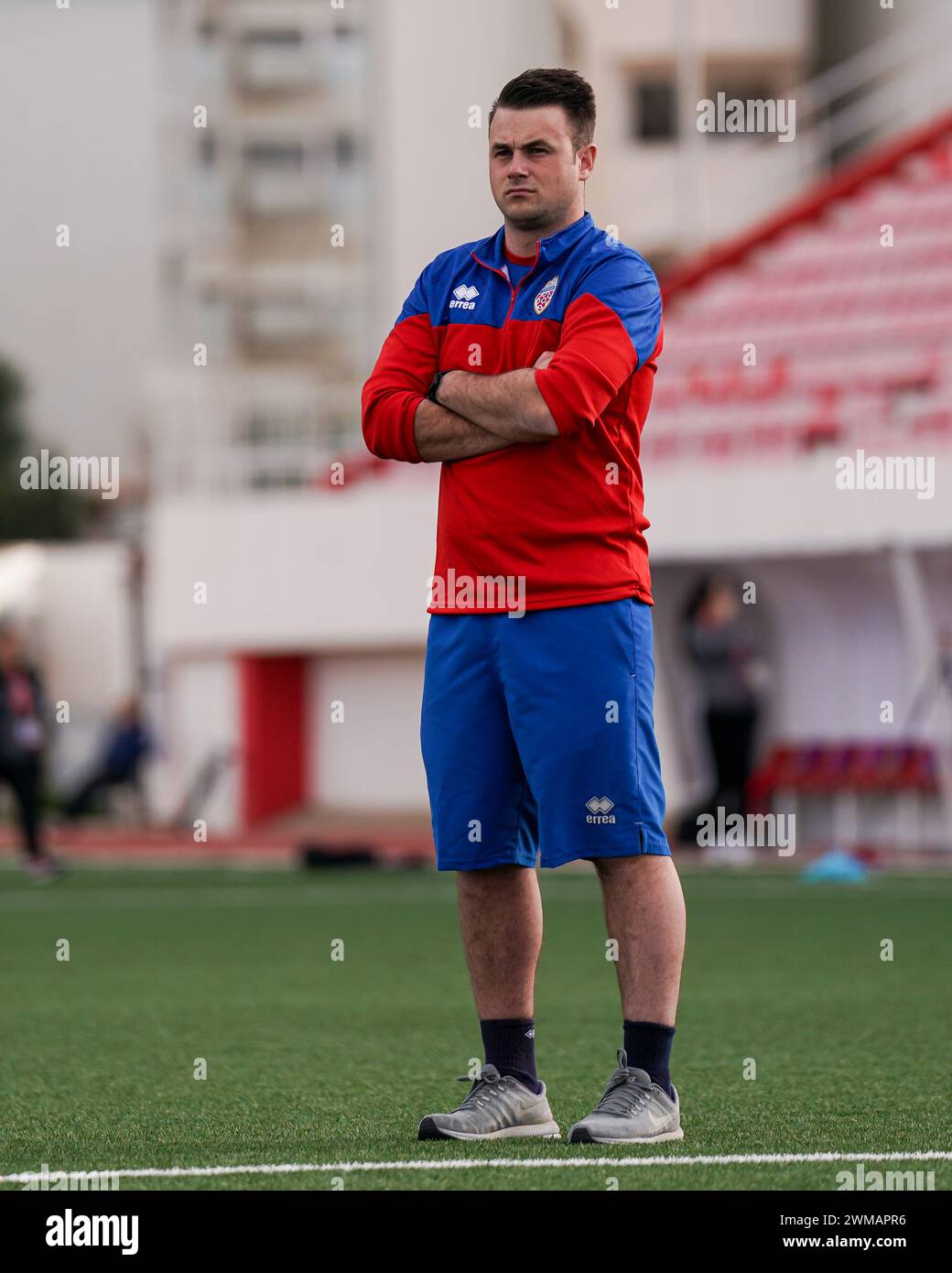 22.02.2024, Gibraltar, Victoria Stadium, Friendly: Gibraltar ...