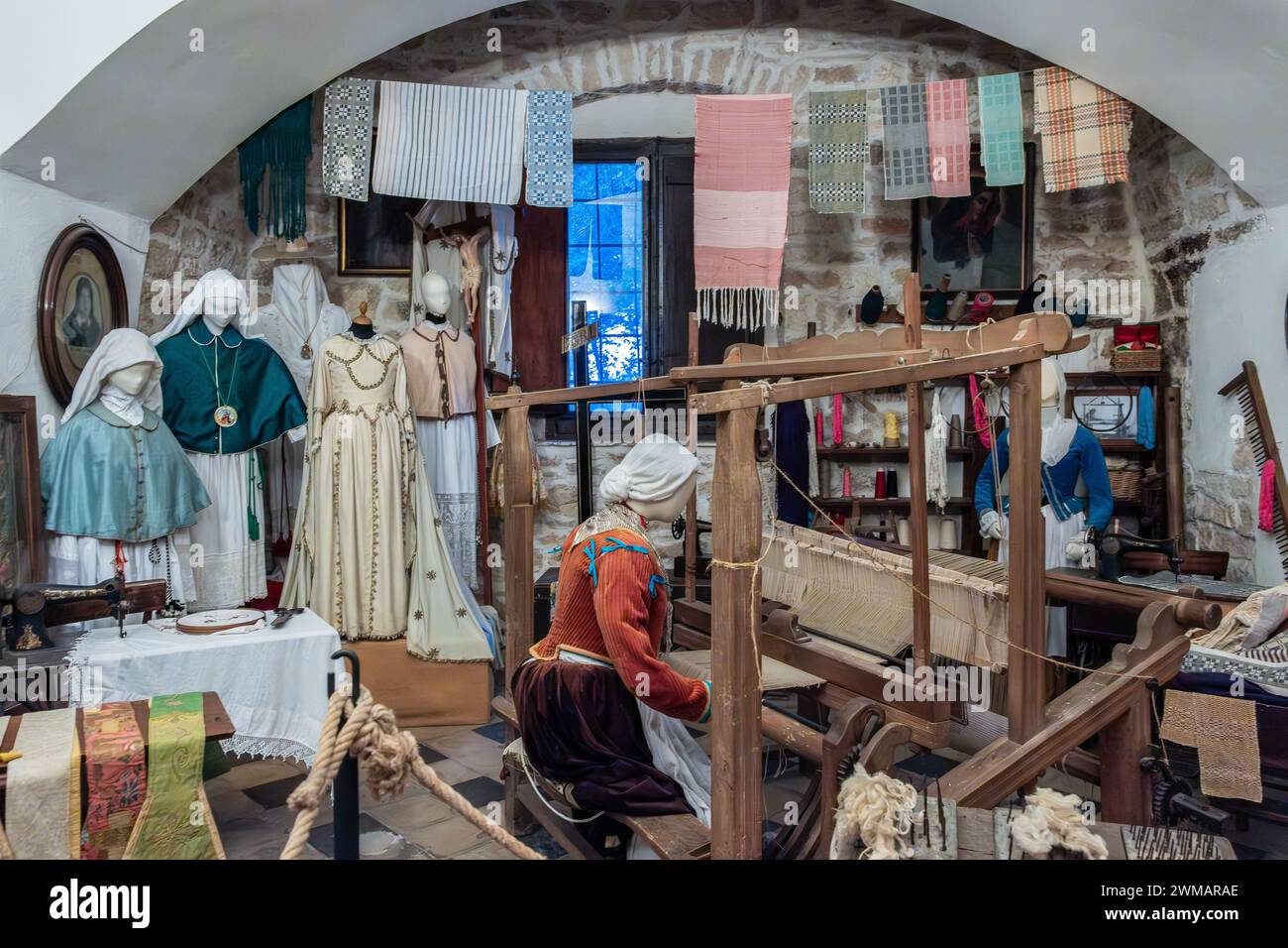 interior room of the Museum of Devotion and of Work at the Beato ...