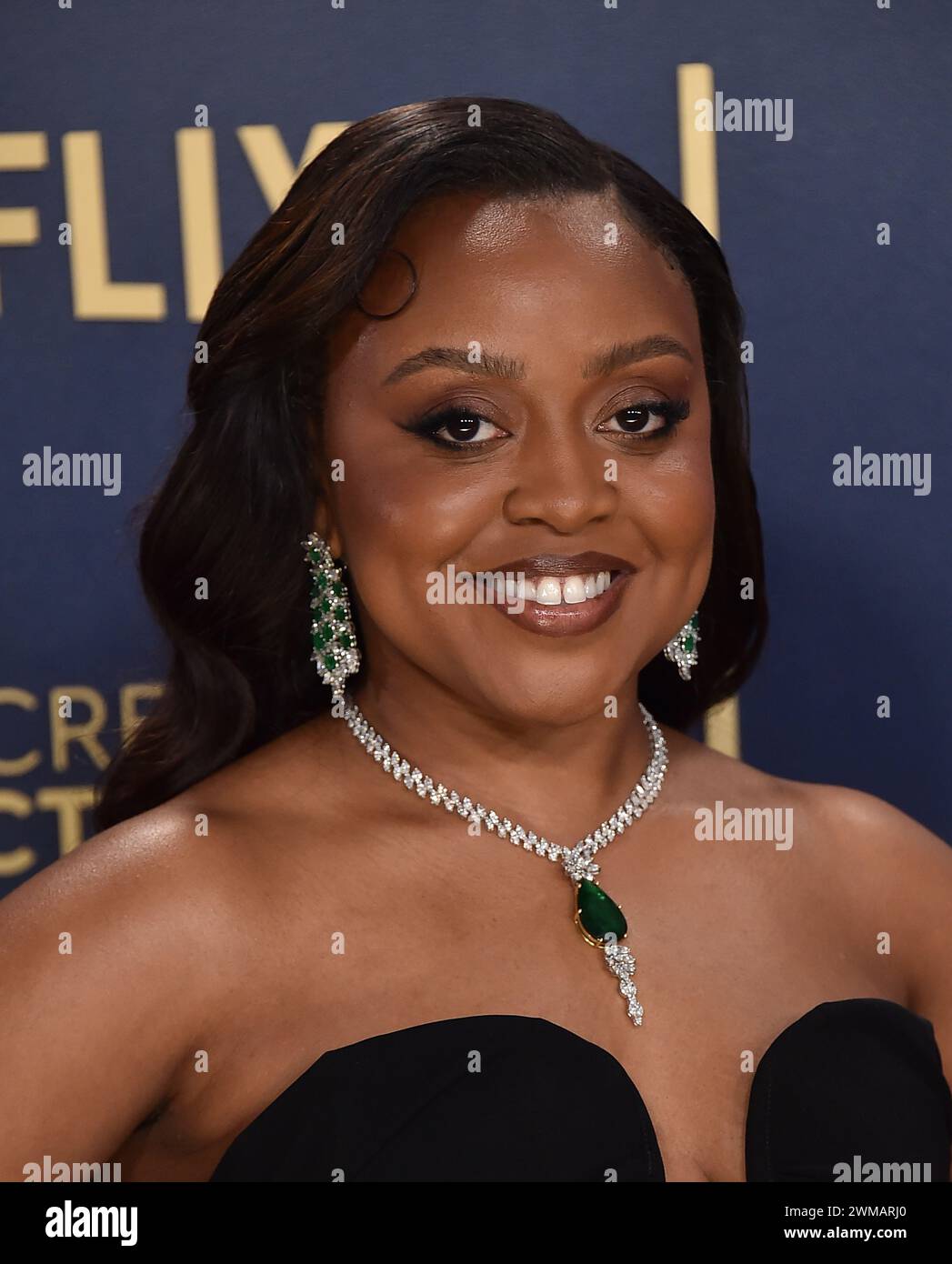 Los Angeles, USA. 24th Feb, 2024. Quinta Brunson arriving to the 30th ...