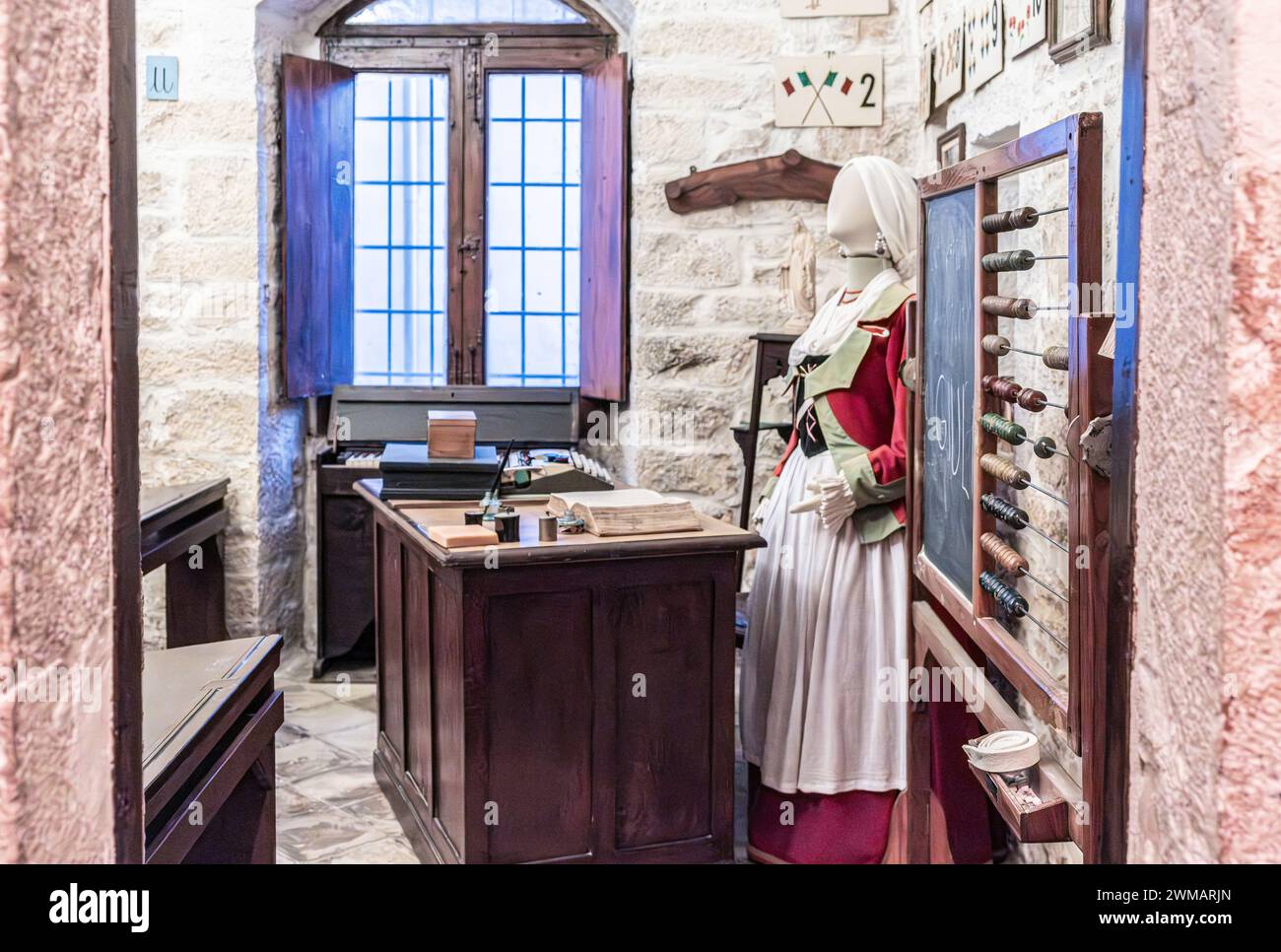 interior room of the Museum of Devotion and of Work at the Beato ...
