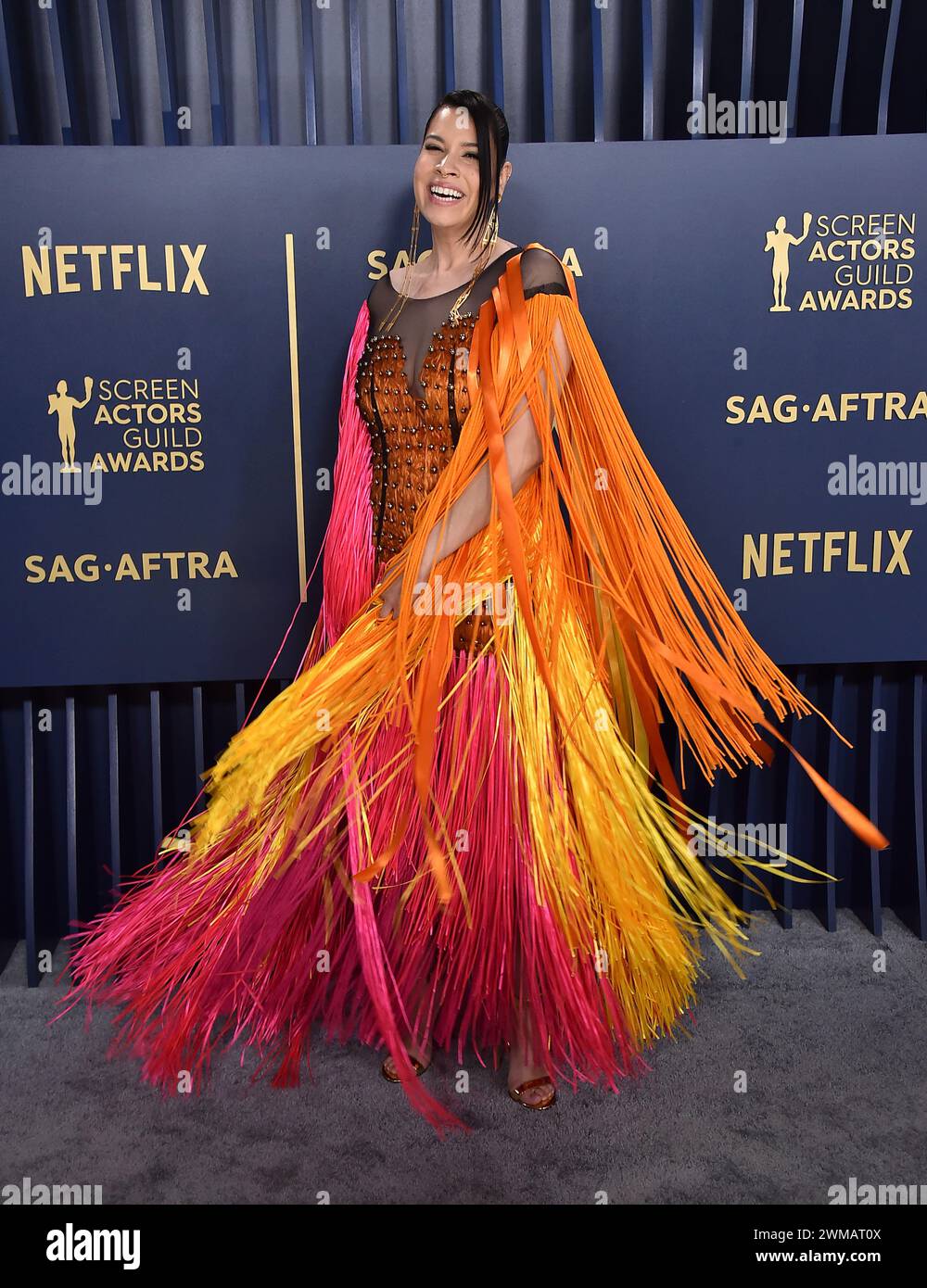 Los Angeles, USA. 24th Feb, 2024. Cara Jade Myers arriving to the 30th ...