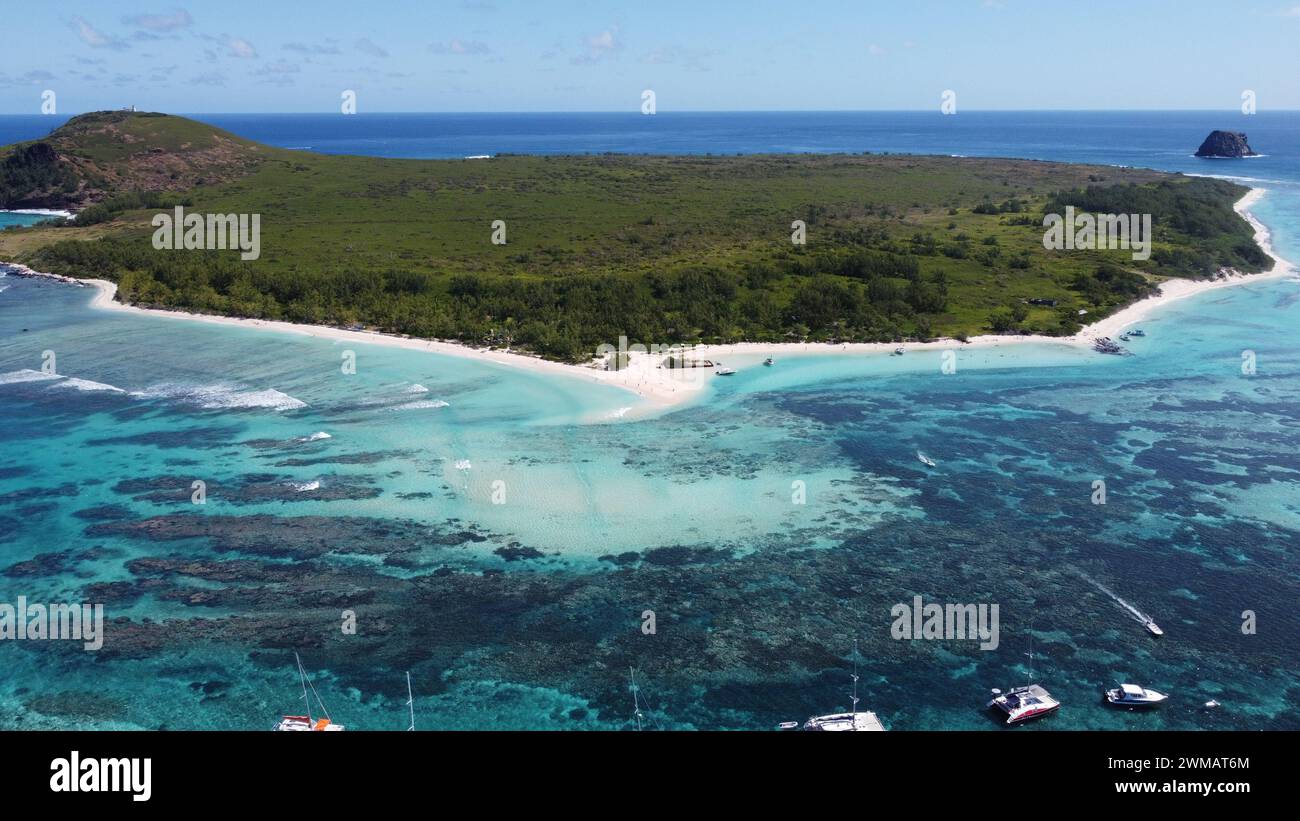 Mauritius - Gabriel and Flat islands Stock Photo - Alamy