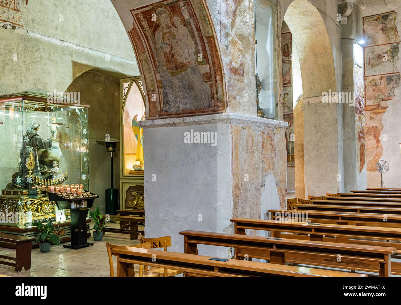 interior of the Saint Mary the Veteran Church (Santa Maria la Veterana ...