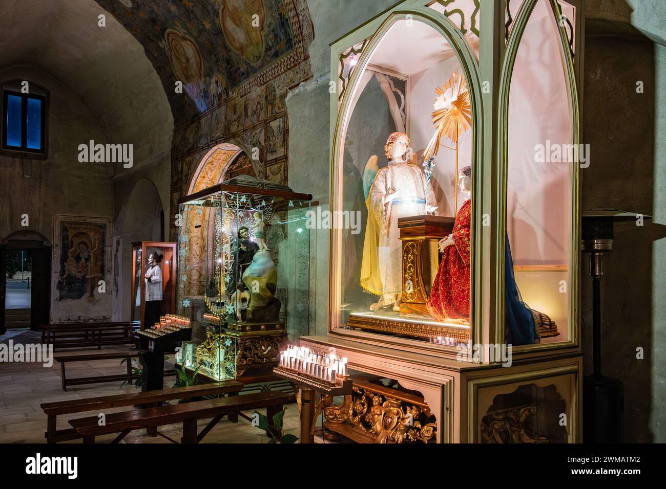 interior of the Saint Mary the Veteran Church (Santa Maria la Veterana ...
