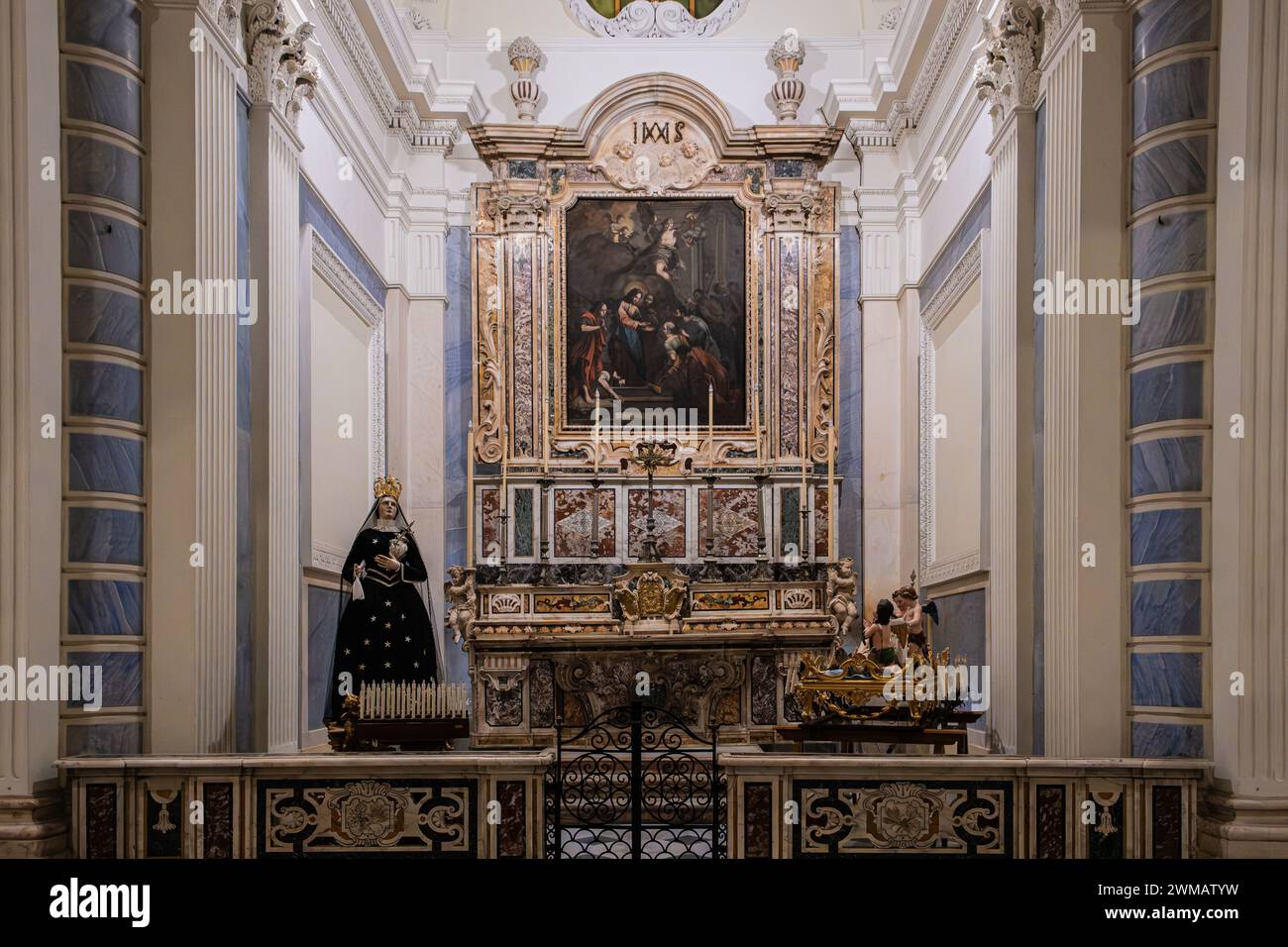 interior of the Saint Mary the Veteran Church (Santa Maria la Veterana ...