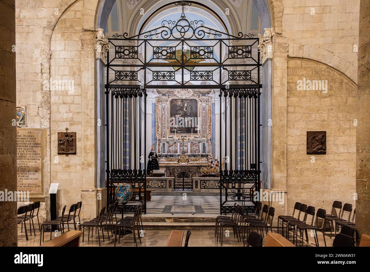 interior of the Saint Mary the Veteran Church (Santa Maria la Veterana ...