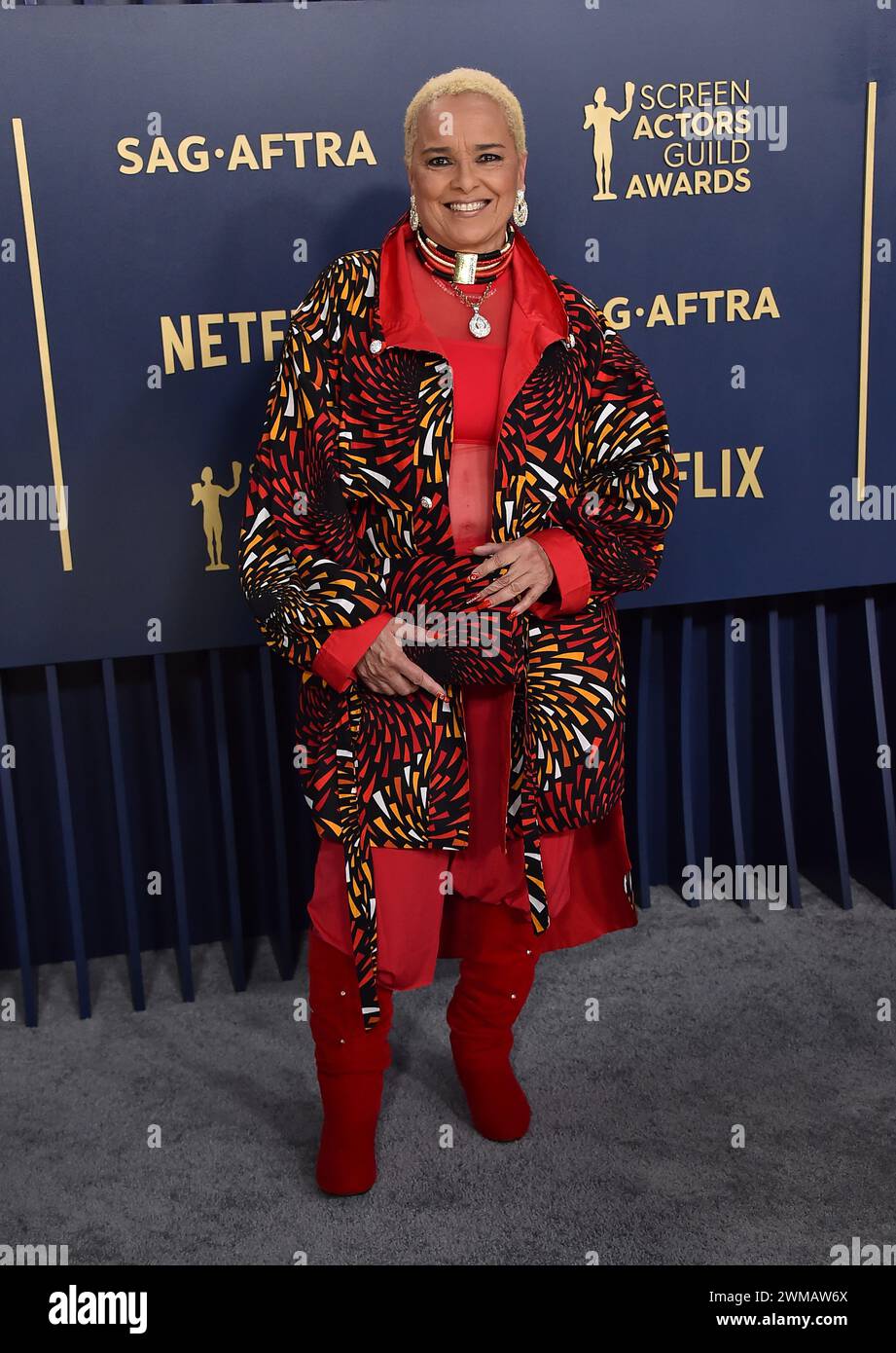 Los Angeles, USA. 24th Feb, 2024. Shari Belefonte arriving to the 30th ...