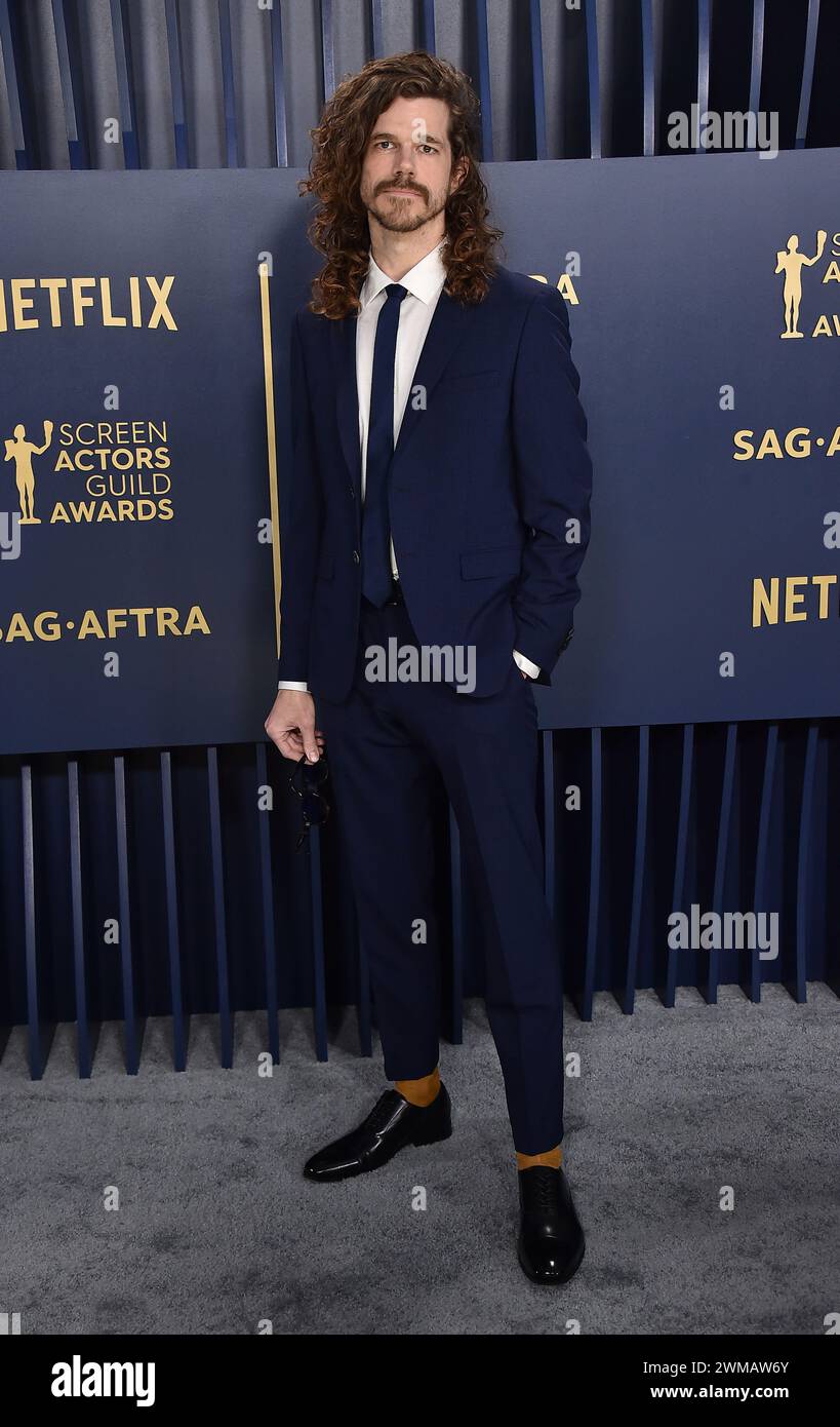 Los Angeles, USA. 24th Feb, 2024. Andre Highland arriving to the 30th ...