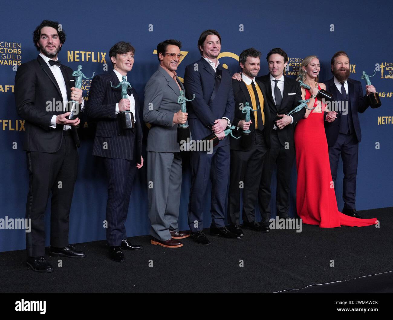 Los Angeles, USA. 24th Feb, 2024. (L-R) Benny Safdie, Cillian Murphy ...