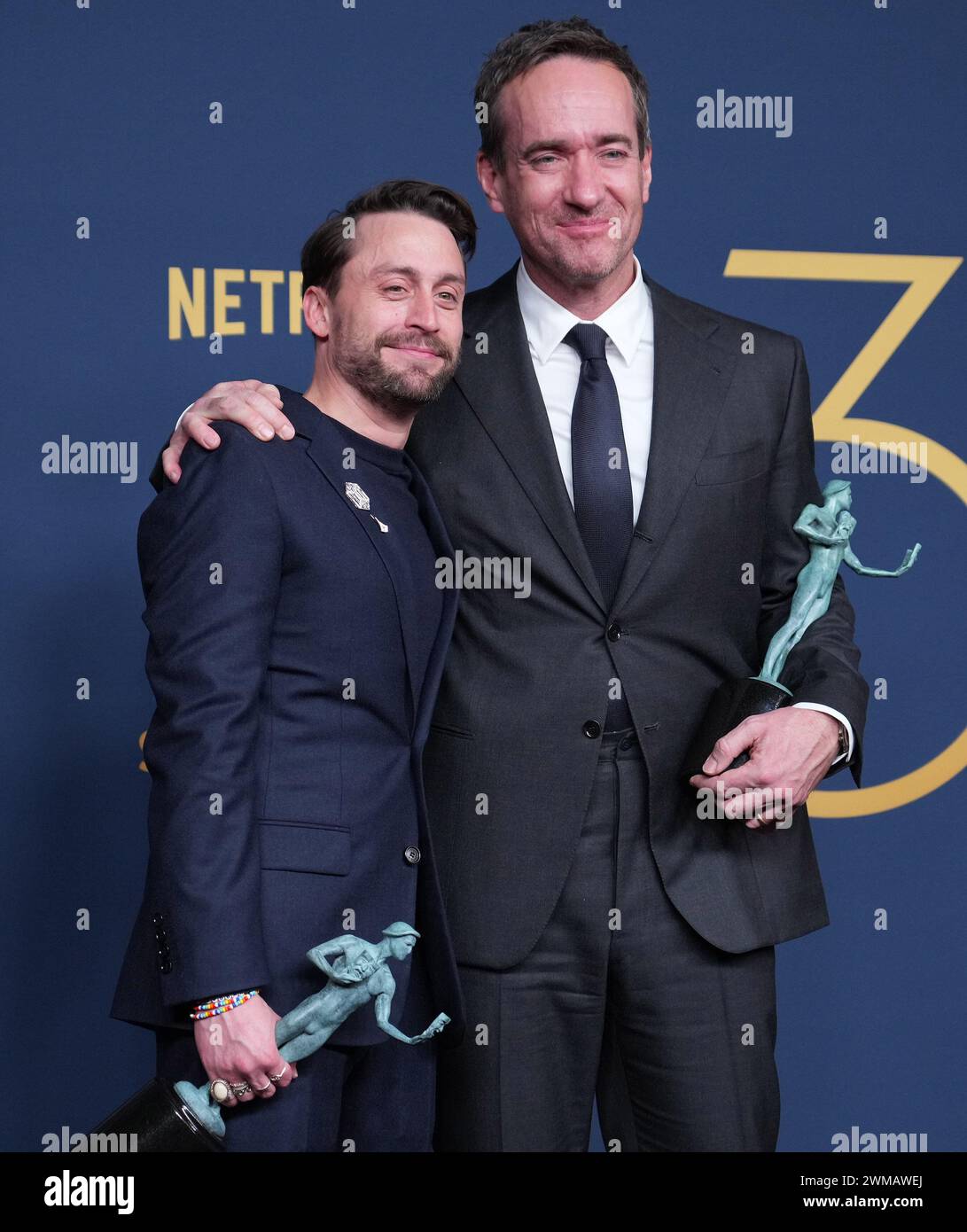 Los Angeles, USA. 24th Feb, 2024. (L-R) Kieran Culkin and Matthew ...