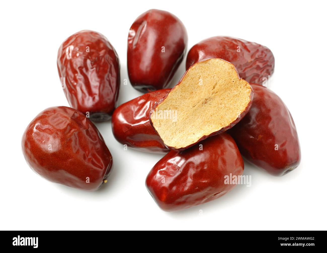 red date on white background Stock Photo - Alamy