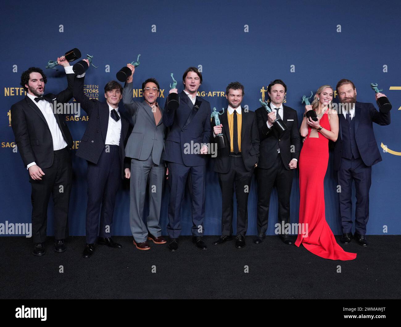 Los Angeles, USA. 24th Feb, 2024. (L-R) Benny Safdie, Cillian Murphy ...