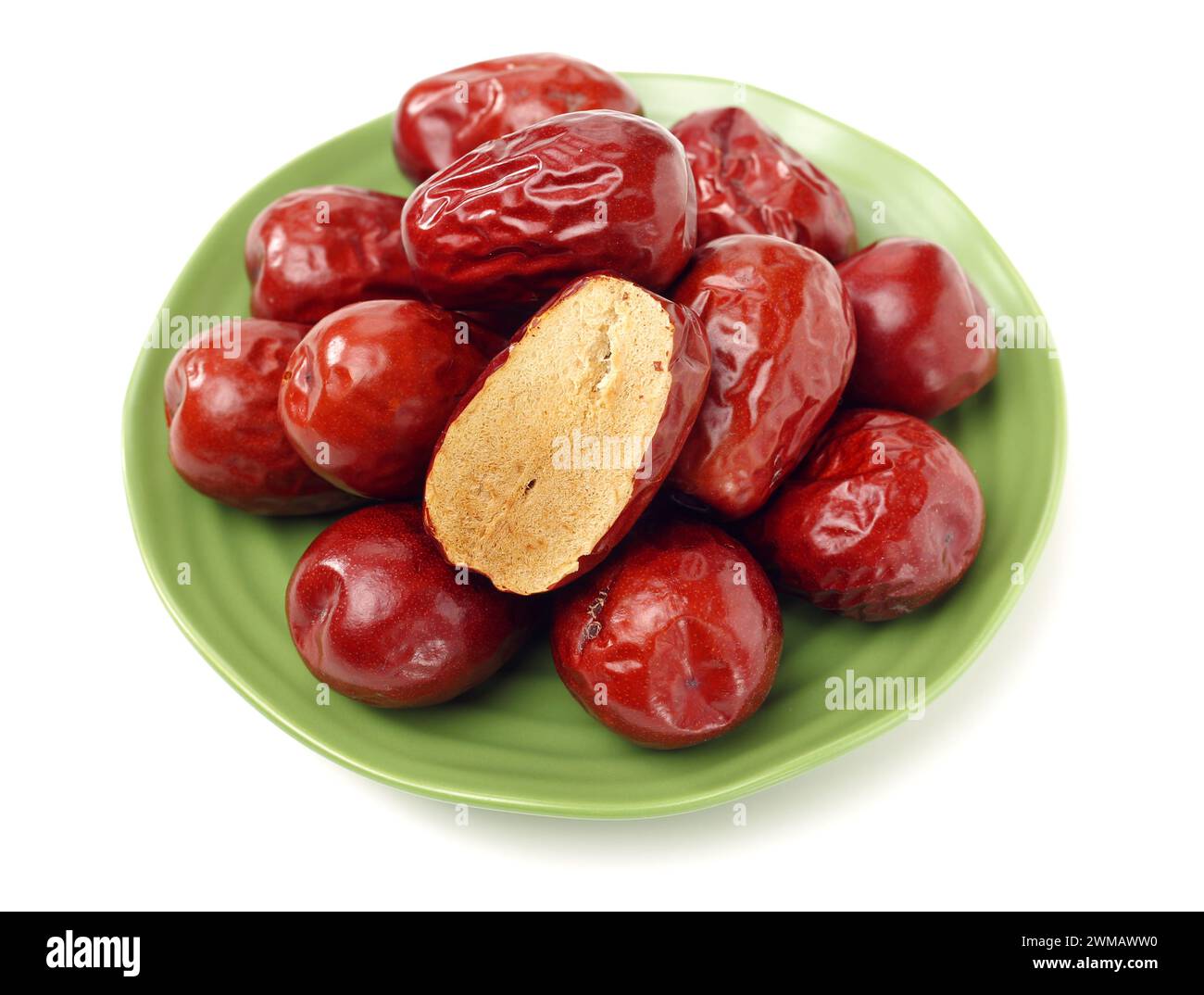 red date on white background Stock Photo - Alamy